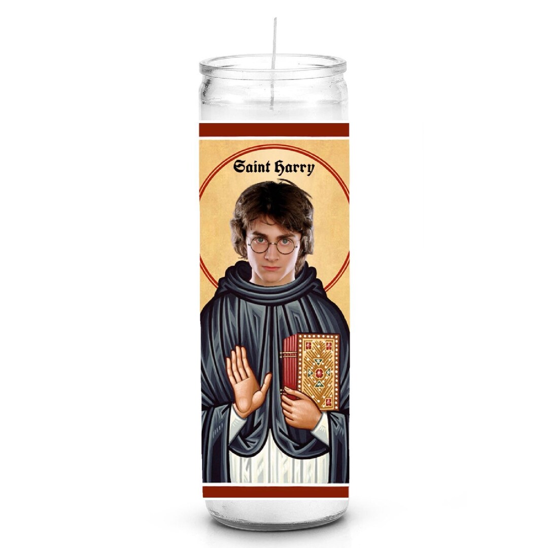 Saint Harry Potter Celebrity Prayer Candle 8 Unscented - Etsy