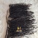 8 Inches Human Hair Sister Locks Frontal.0.2cm Front Lace Small Loc ...