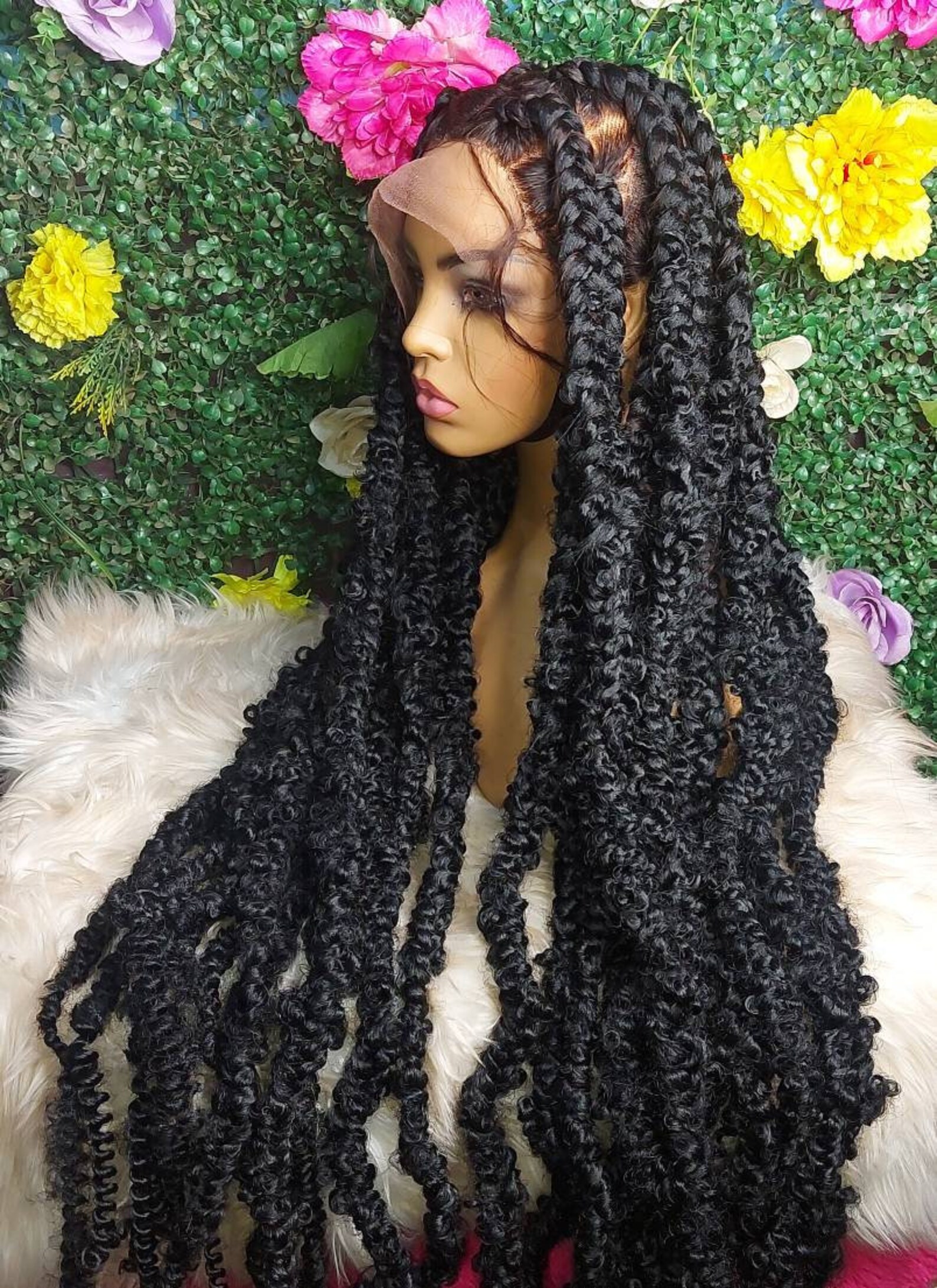 Distressed Braids Wigfull Lace Passion Braids Wig Lace Front - Etsy