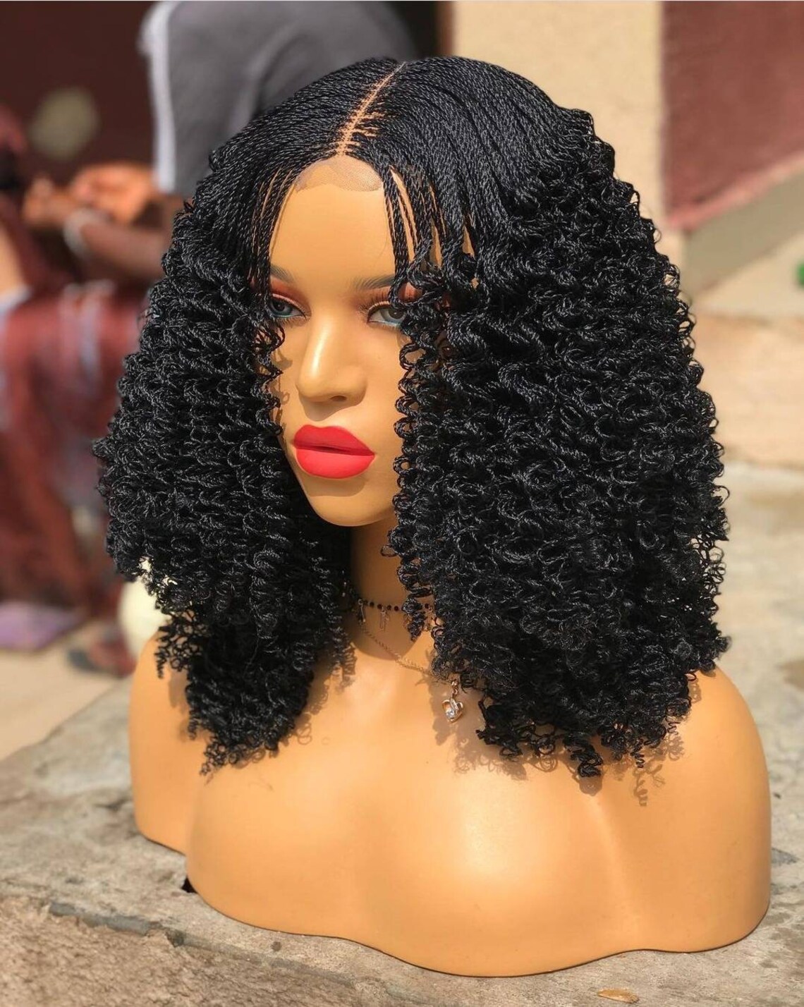 Micro Twists Braided Wig Needle Twists Wig Twists Cornrow Wigs - Etsy