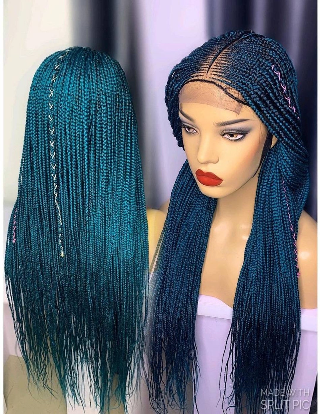 Braided Wig Cornrow Wig Box Braided Wig Ombre Wig Passion Twists Wig
