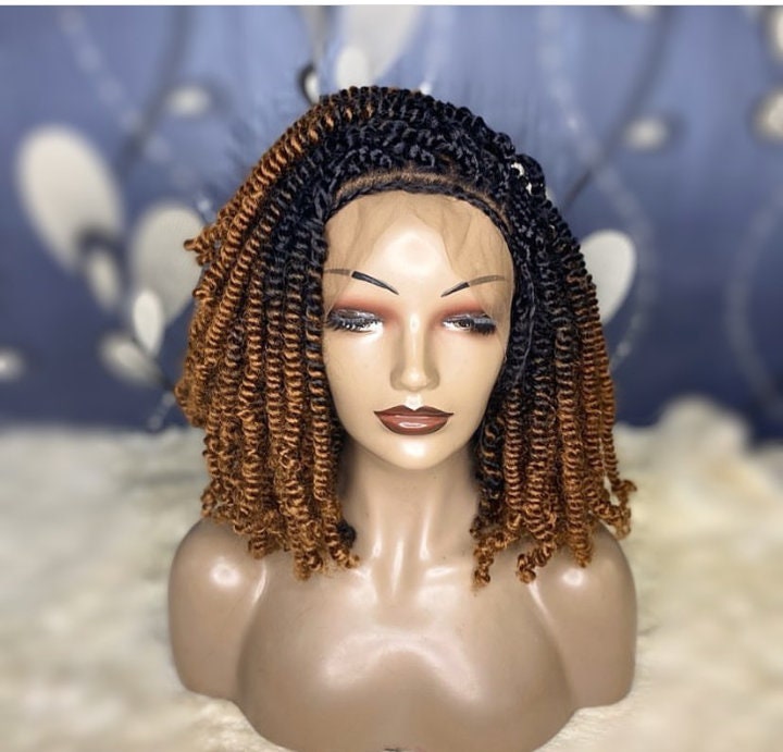 Braided Wigpassion Twists Wigspring Twists Cornrow Wig Full - Etsy