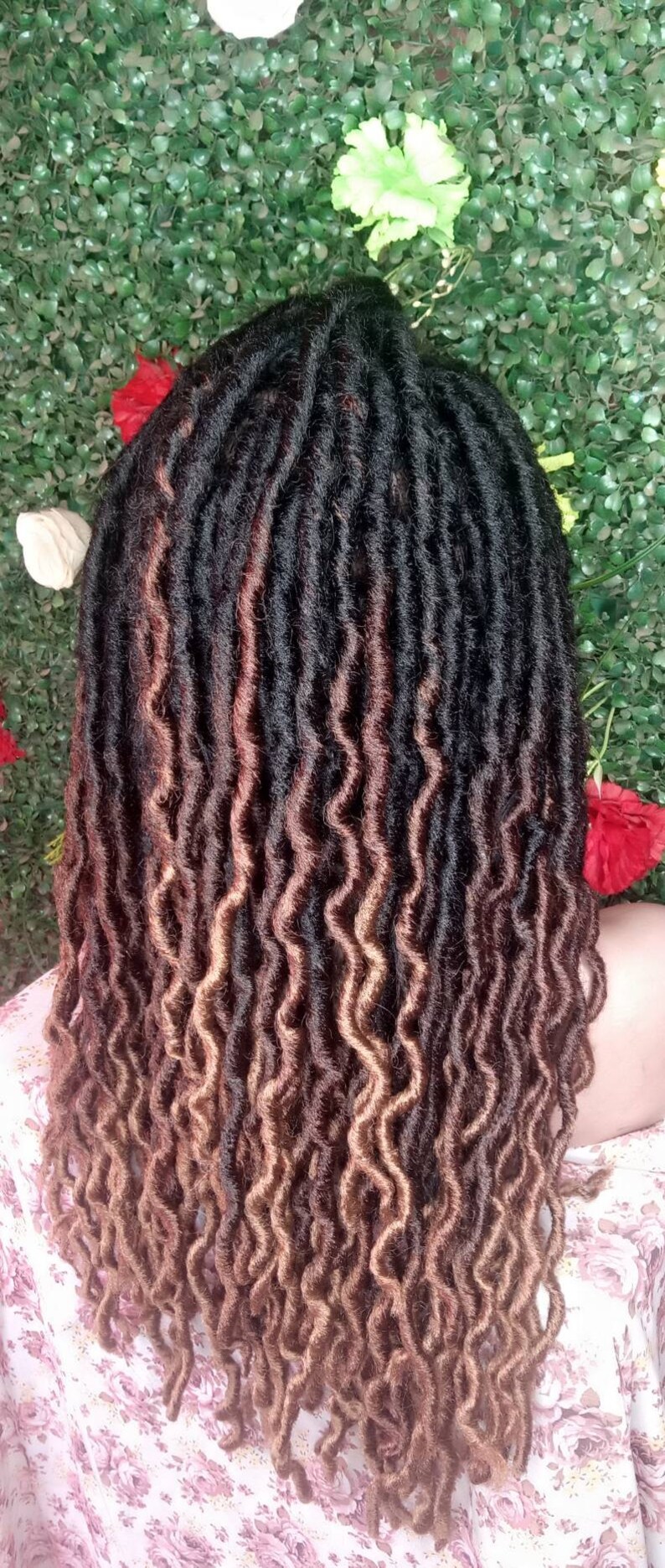 Full lace faux locs wigdreadlocks wig full lace wig goddess | Etsy