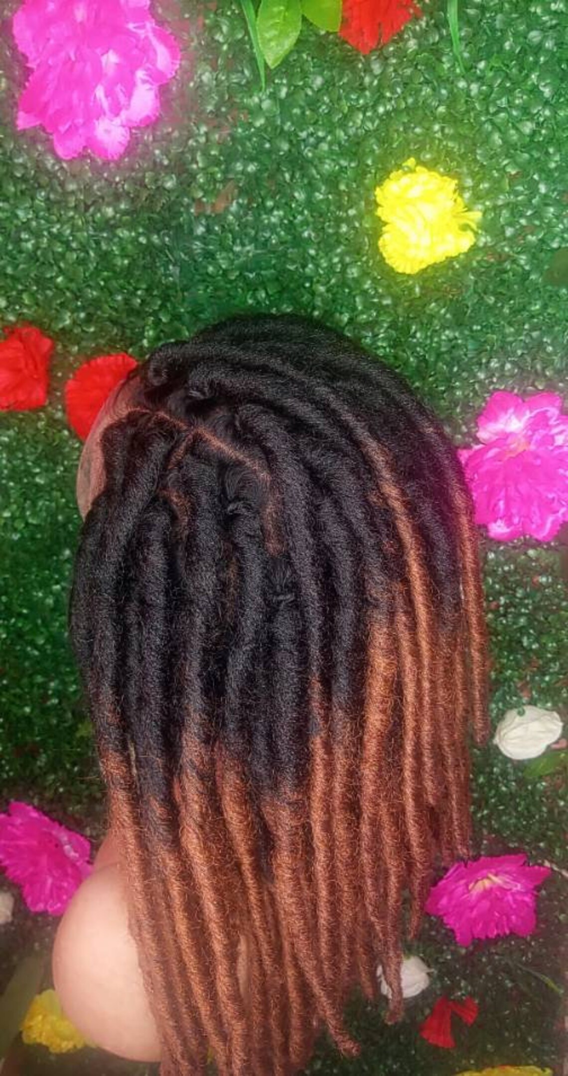 Full Lace Faux Locs Wigdreadlocks Wig Full Lace Wig Goddess | Etsy