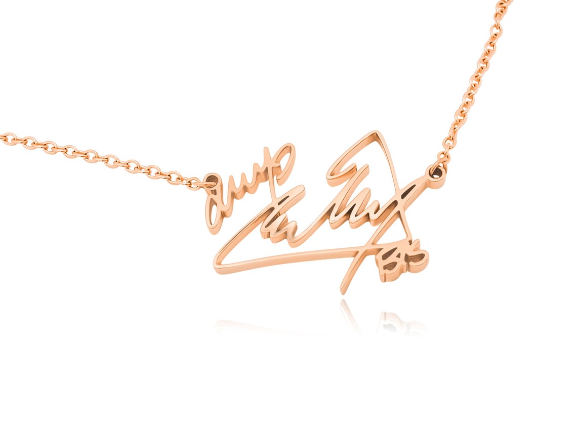 BTS JIMIN Signature Necklace Bts Merch Kpop Bts Necklace - Etsy