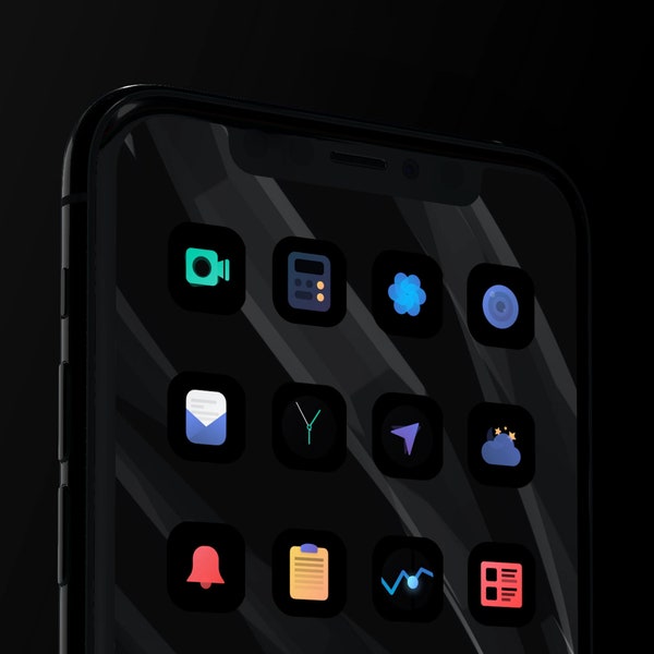 Dark Icons - Etsy