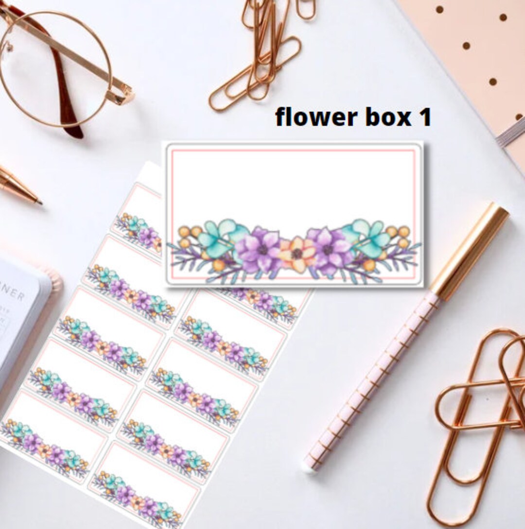Flower Border Boxes - Etsy