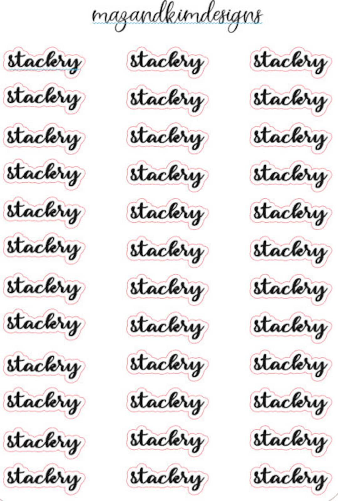 Stackry Script - Etsy