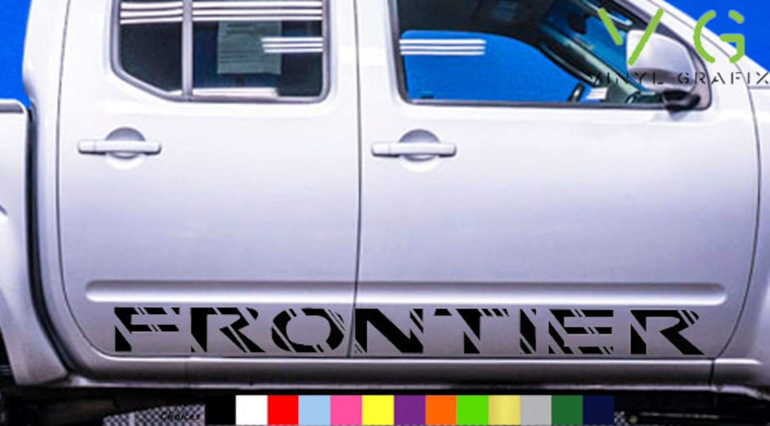 Nissan Frontier Vinyl Side Decal Sticker Graphics Kit X2 ANY COLOR - Etsy