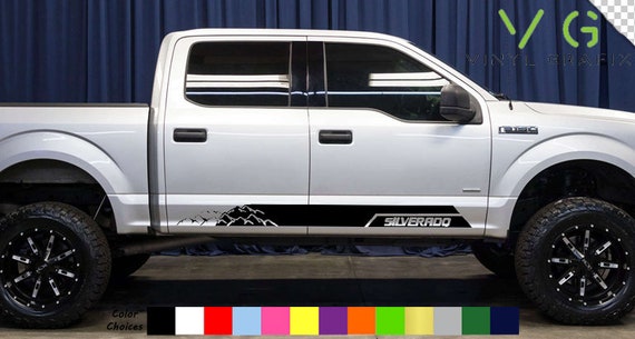 Chevy Chevrolet Silverado Vinyl Side Decal Sticker Graphics | Etsy