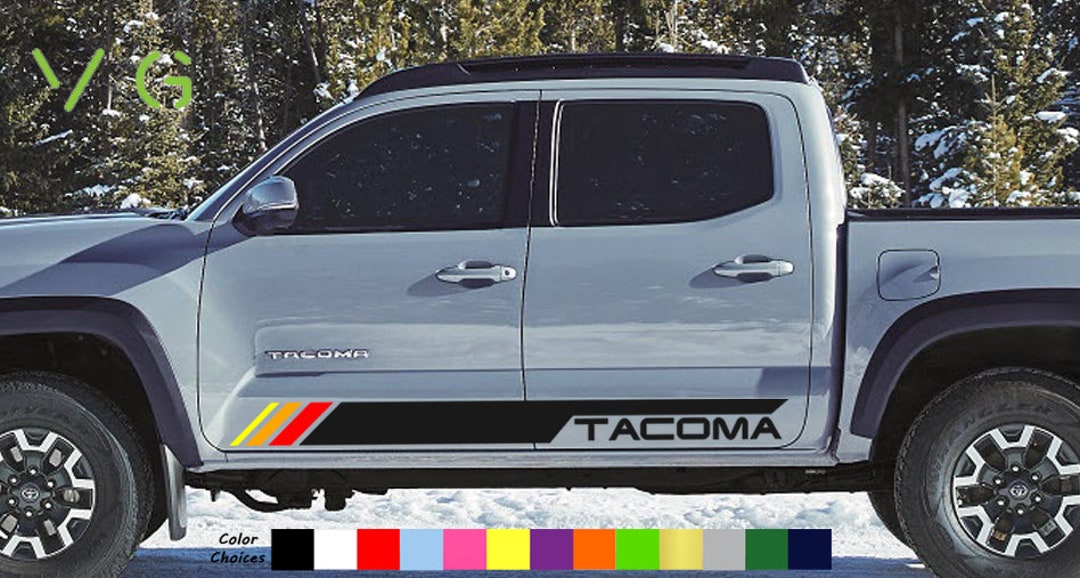 Toyota Tacoma Retro Classic Vinyl Side Decal Sticker Graphics Kit X2 ...