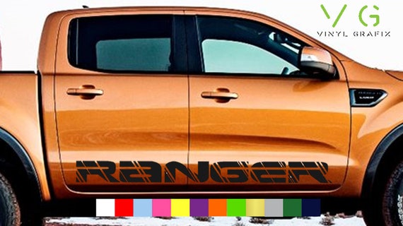 Ford Ranger Vinyl Side Decal Sticker Graphics Kit X2 ANY COLOR | Etsy ...
