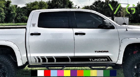 Toyota Tundra Vinyl Side Decal Sticker Graphics Kit X2 ANY - Etsy