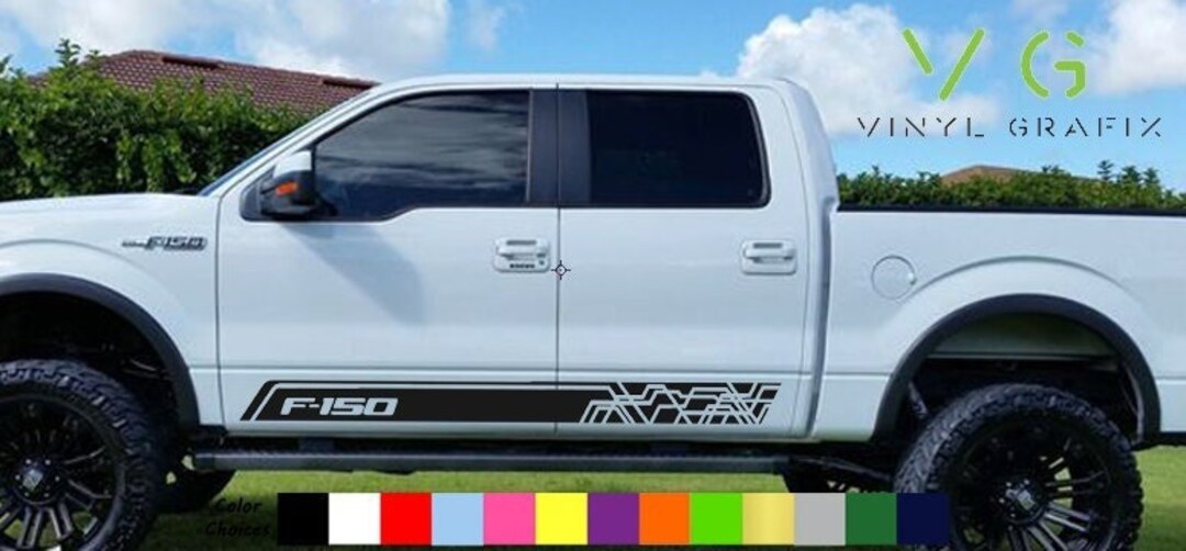 Ford F150 F-150 Vinyl Side Decal Sticker Graphics Kit X2 ANY COLOR - Etsy