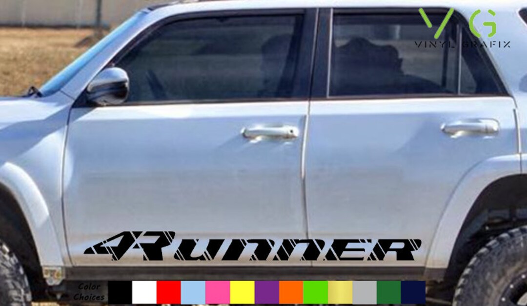 Toyota 4runner Vinyl Side Decal Sticker Graphics Kit X2 ANY COLOR - Etsy
