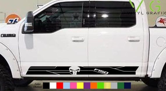 Ford F150 F-150 Punisher Skull Vinyl Side Decal Sticker - Etsy