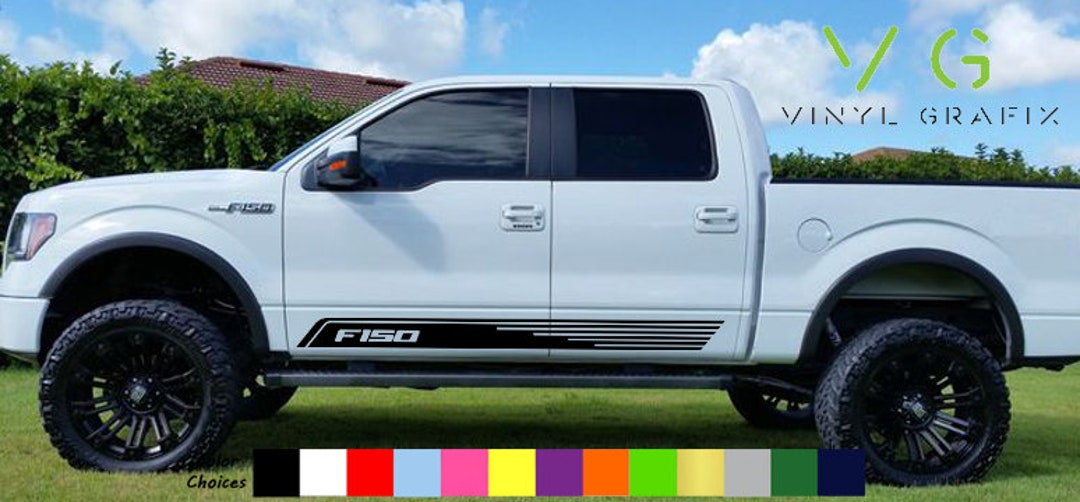 Ford F150 F-150 Vinyl Side Decal Sticker Graphics Kit X2 ANY COLOR - Etsy