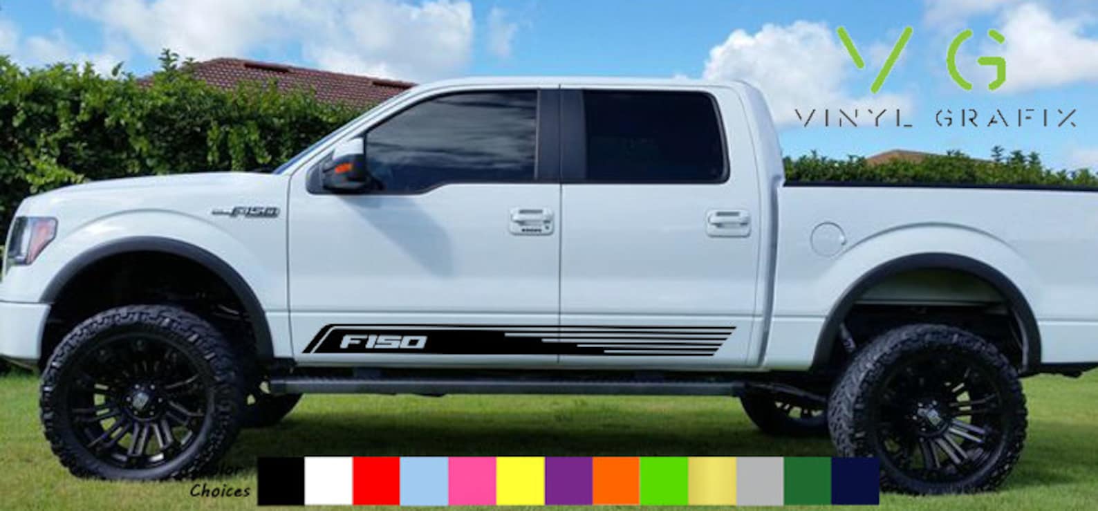 Ford F150 F-150 Vinyl Side Decal Sticker Graphics Kit X2 ANY COLOR - Etsy