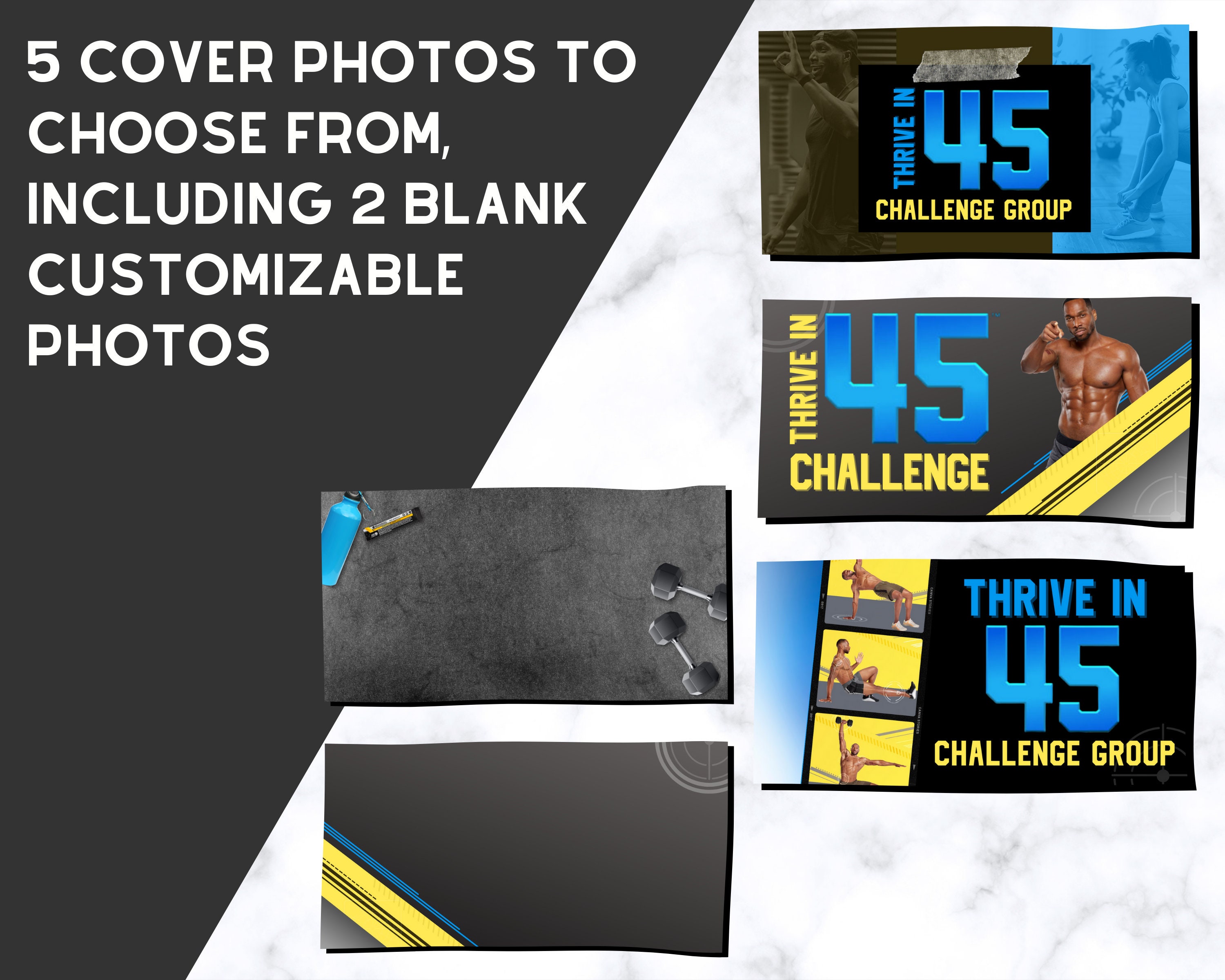 Thrive in 45 Challenge Group Bundle, Challenge Group Posting Guide ...