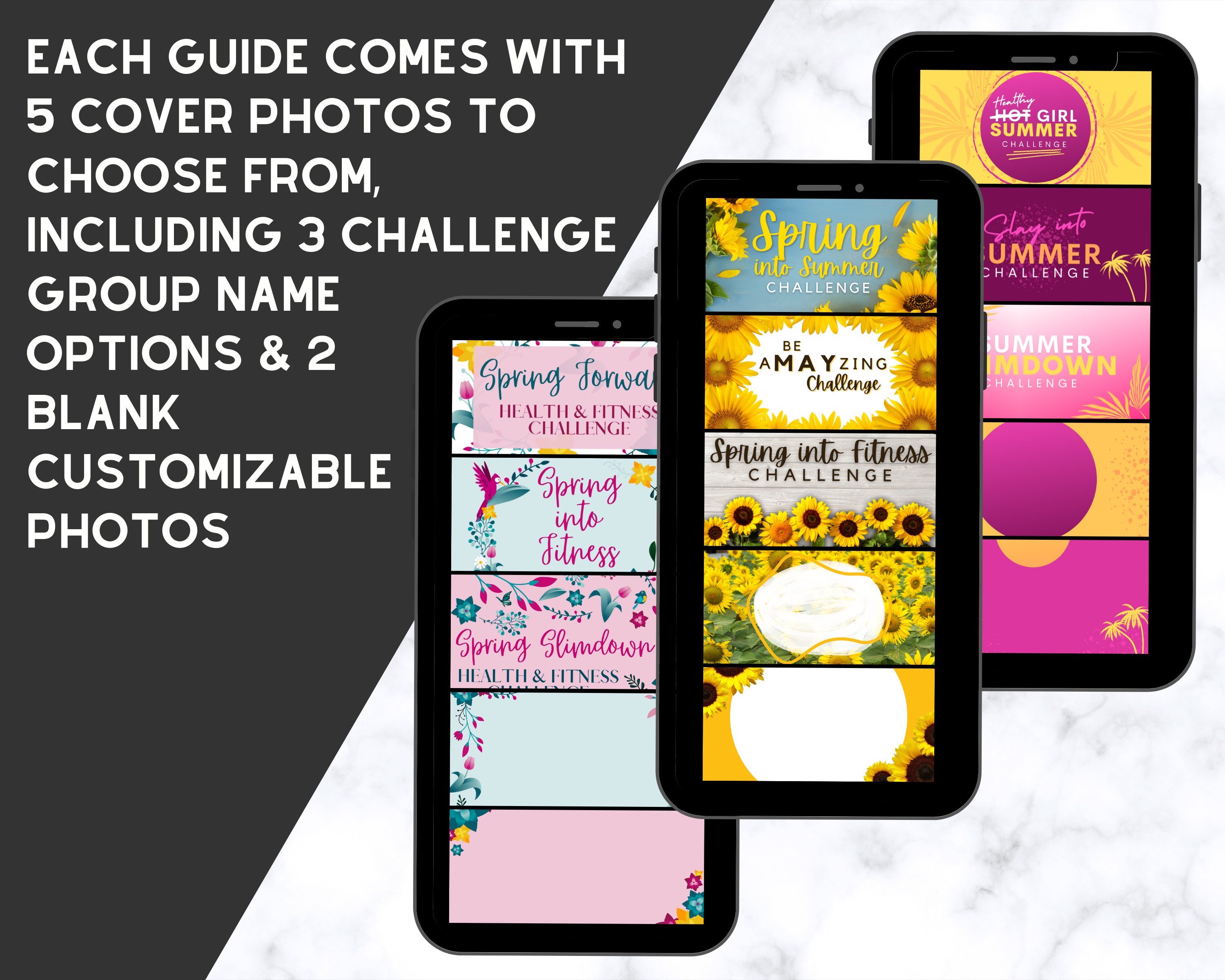Spring Into Summer Challenge Group Guide Bundle, April, May, June, Done ...