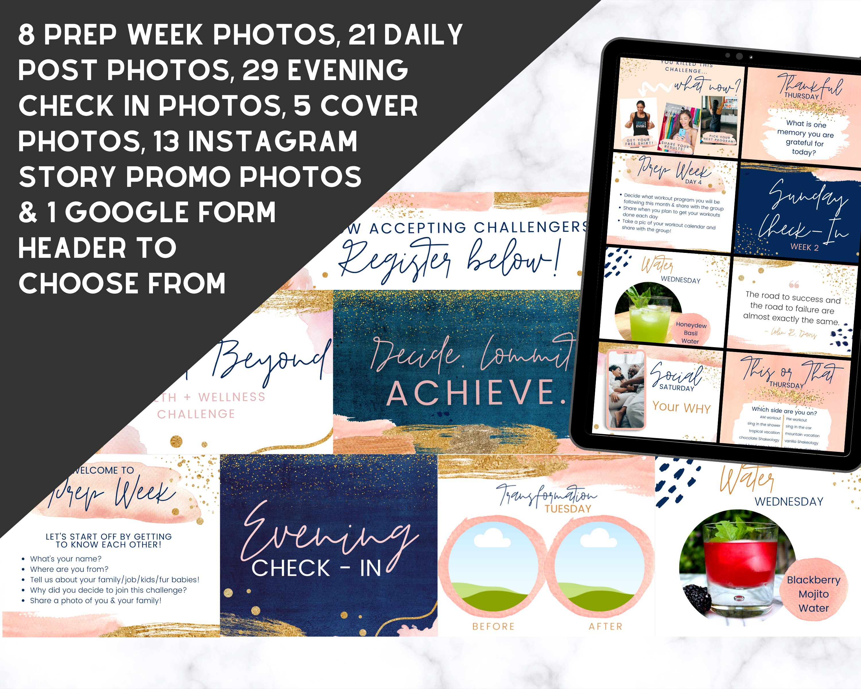 August Health & Fitness Challenge Group Bundle for Coaches, Challenge ...