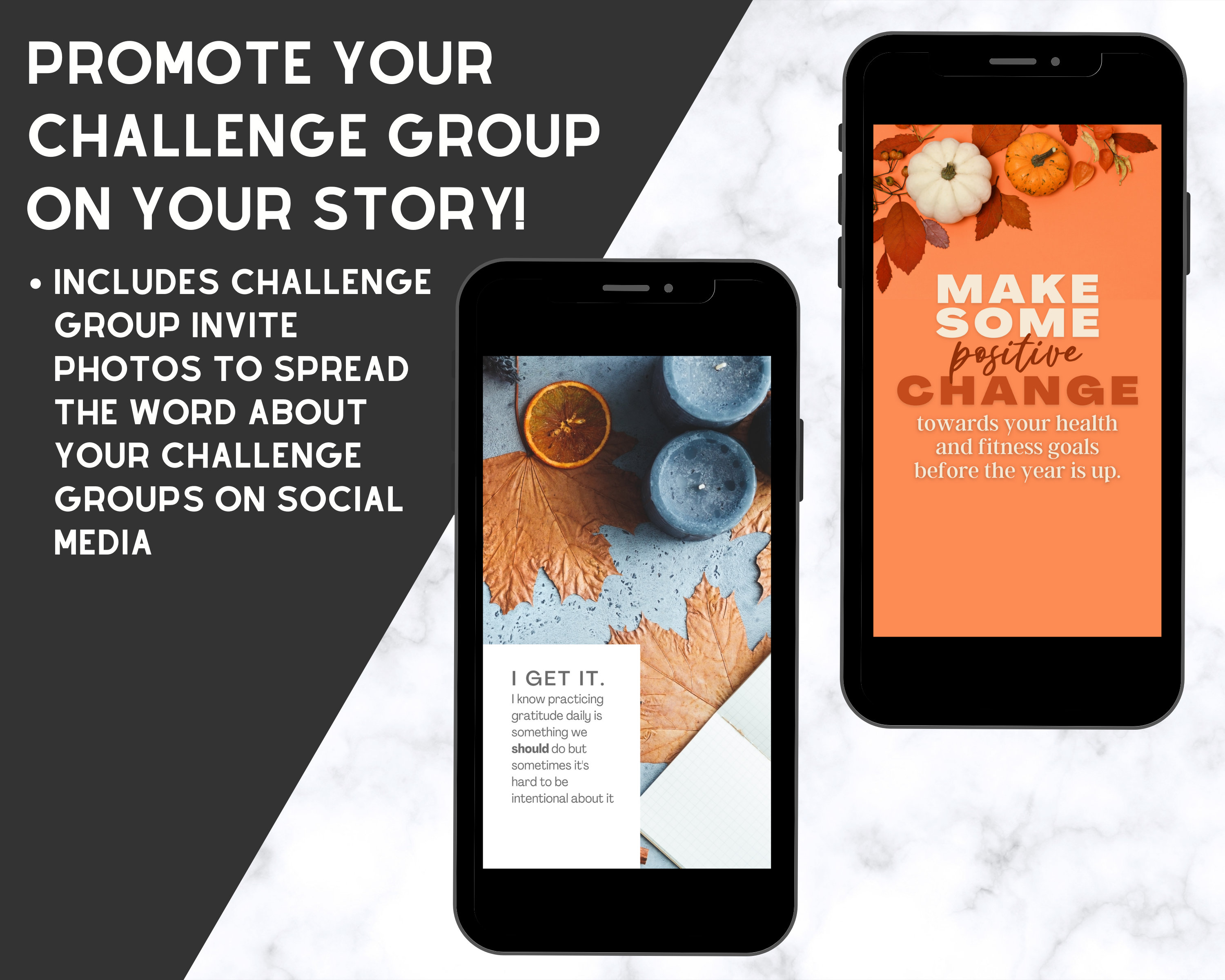 Fall Gratitude Challenge Group Guide Bundle, September, October ...