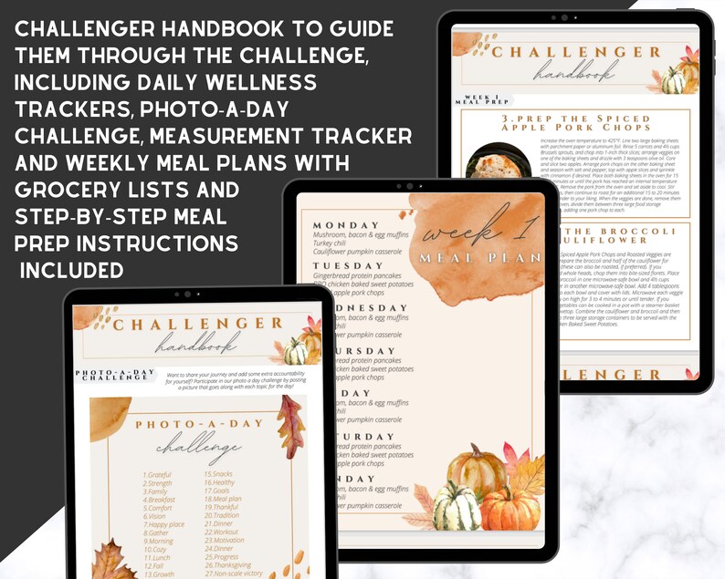 November Health & Fitness Challenge Group Guide, Challenge Group ...