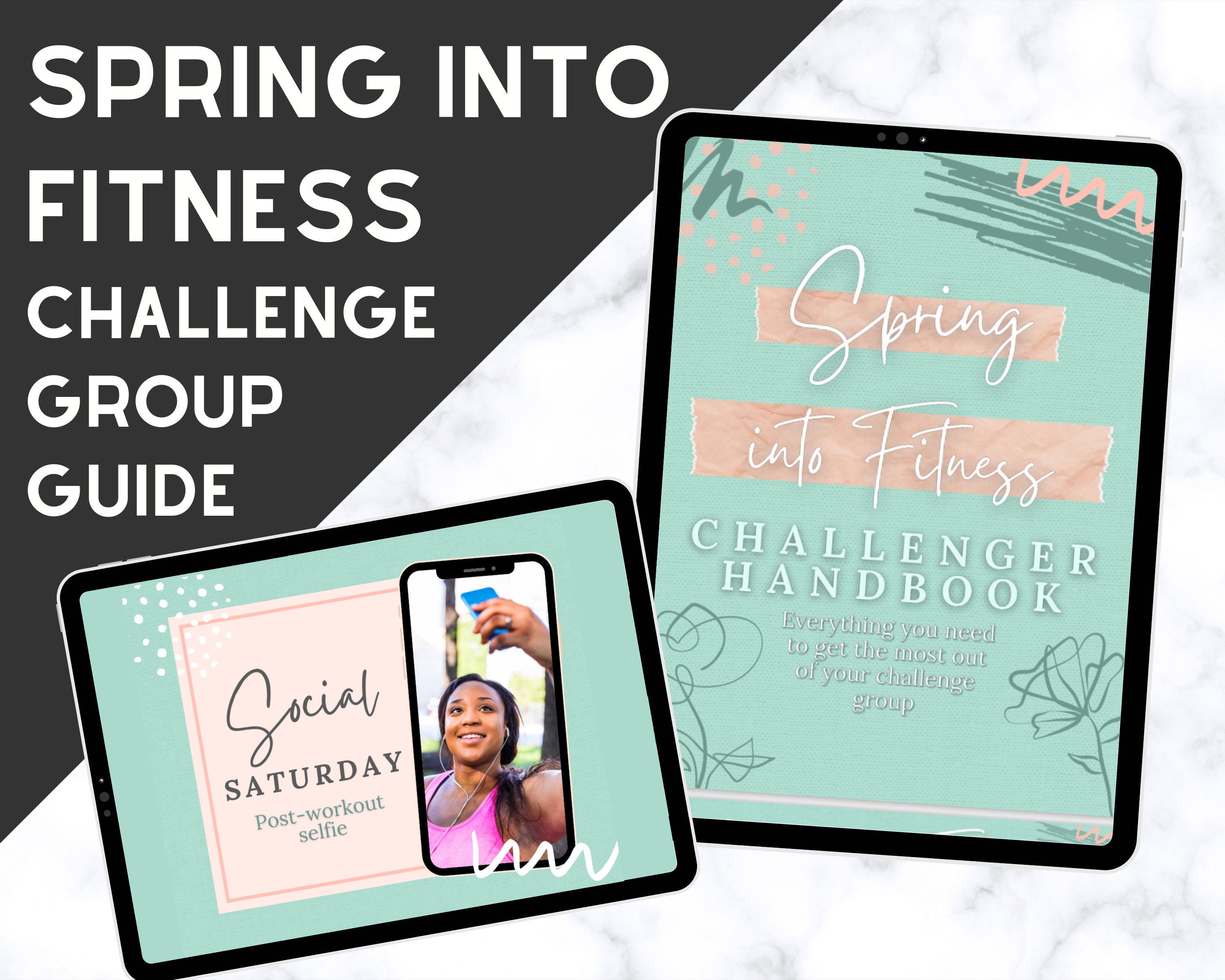 Spring Into Fitness Challenge Group Bundle for Coaches, Challenge Group ...