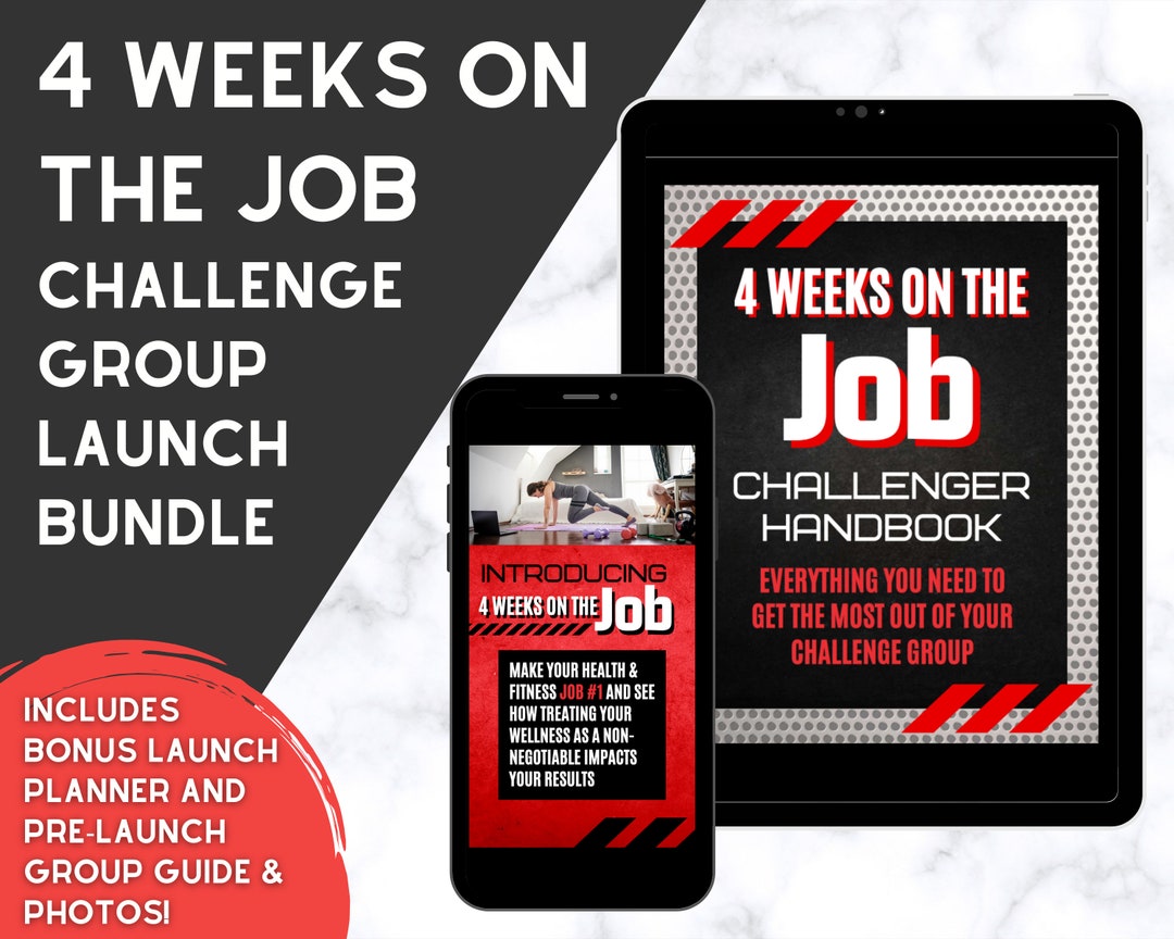 4 Weeks on the Job Launch Bundle for Coaches, Challenge Group Posting ...