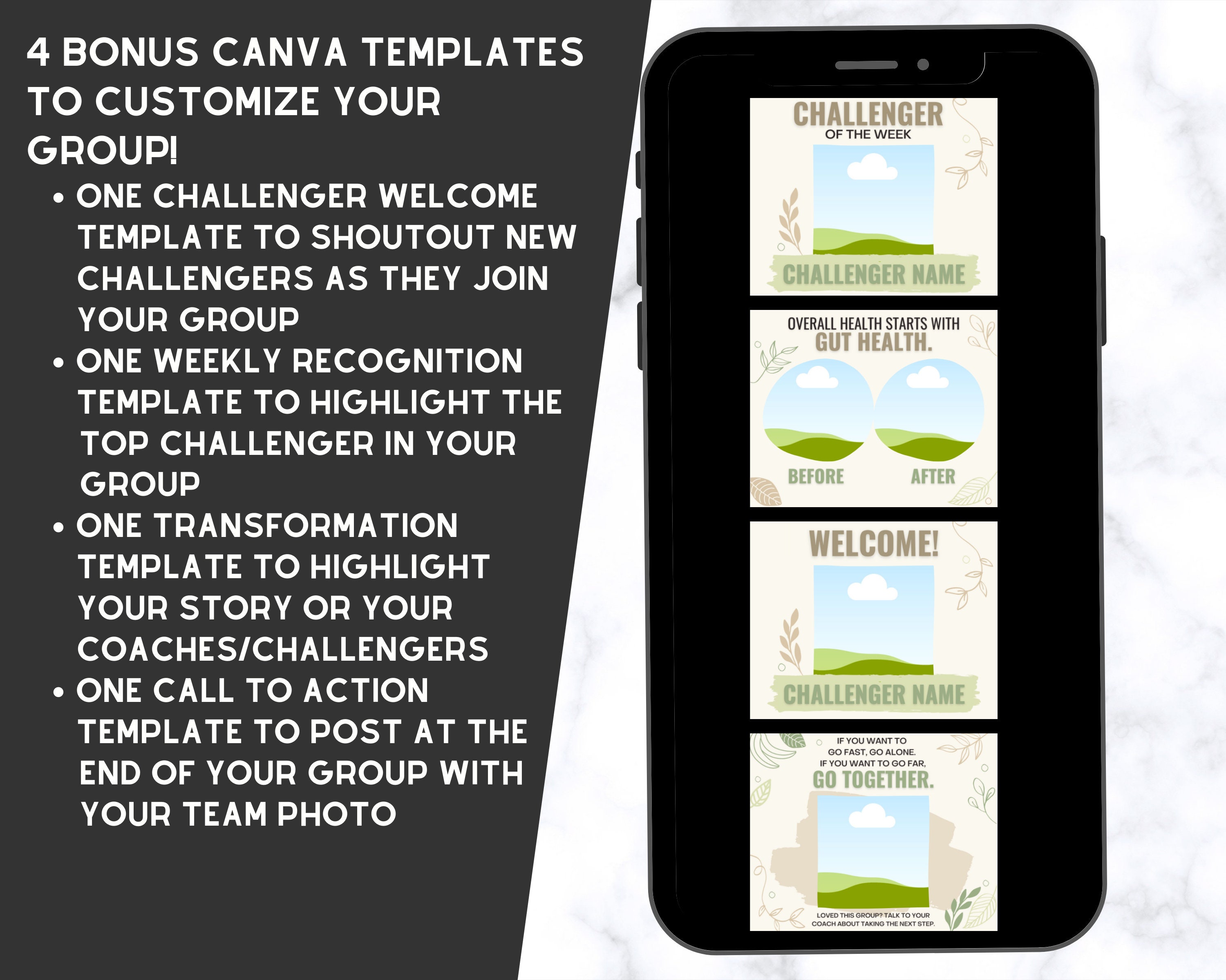 4 Week Healthy Gut Challenge Group Bundle, Challenge Group Posting ...