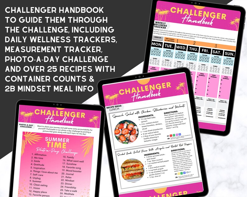 Summer Slay Health & Fitness Challenge Group Bundle for Coaches ...