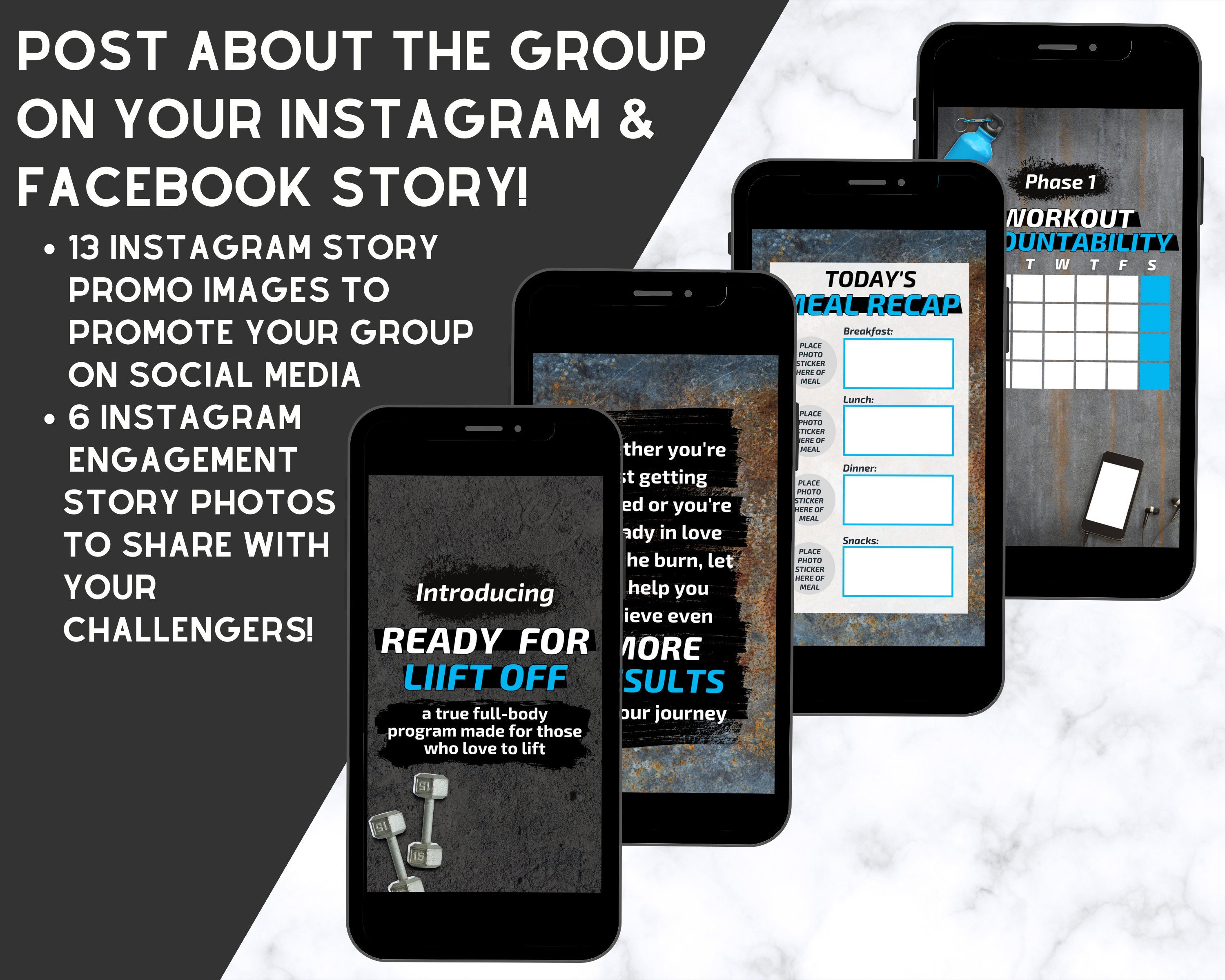 Ready for LIFT OFF Challenge Group Bundle, Challenge Group Posting ...