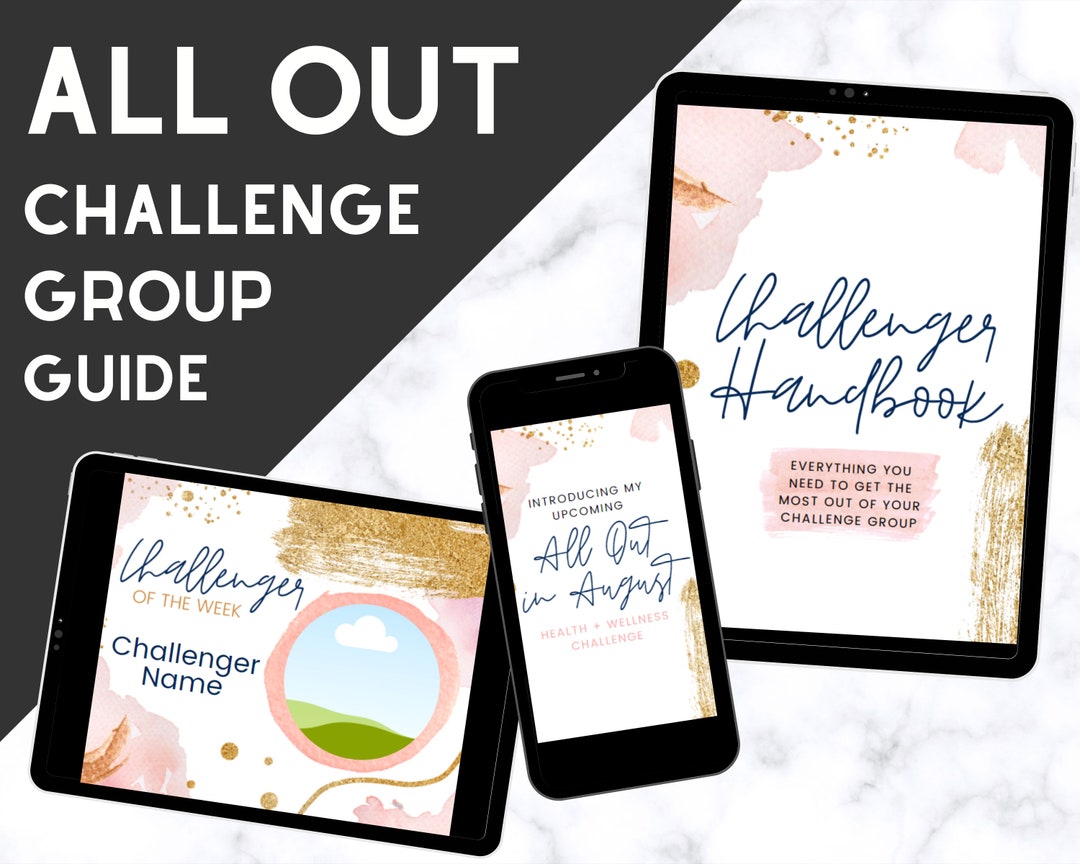 August Health & Fitness Challenge Group Bundle for Coaches, Challenge ...