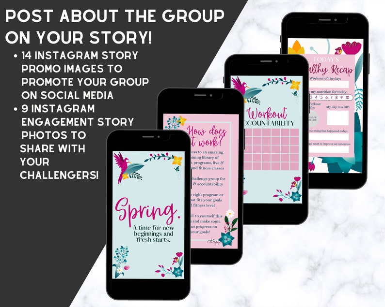 May Spring Floral Challenge Group Guide, Spring Health and Fitness ...