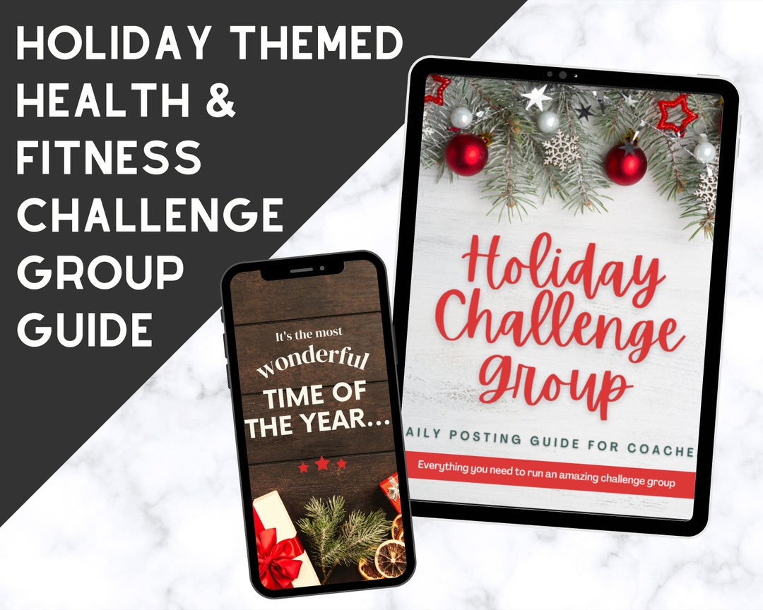 Holiday Challenge Group Bundle for Coaches, Challenge Group Posting ...