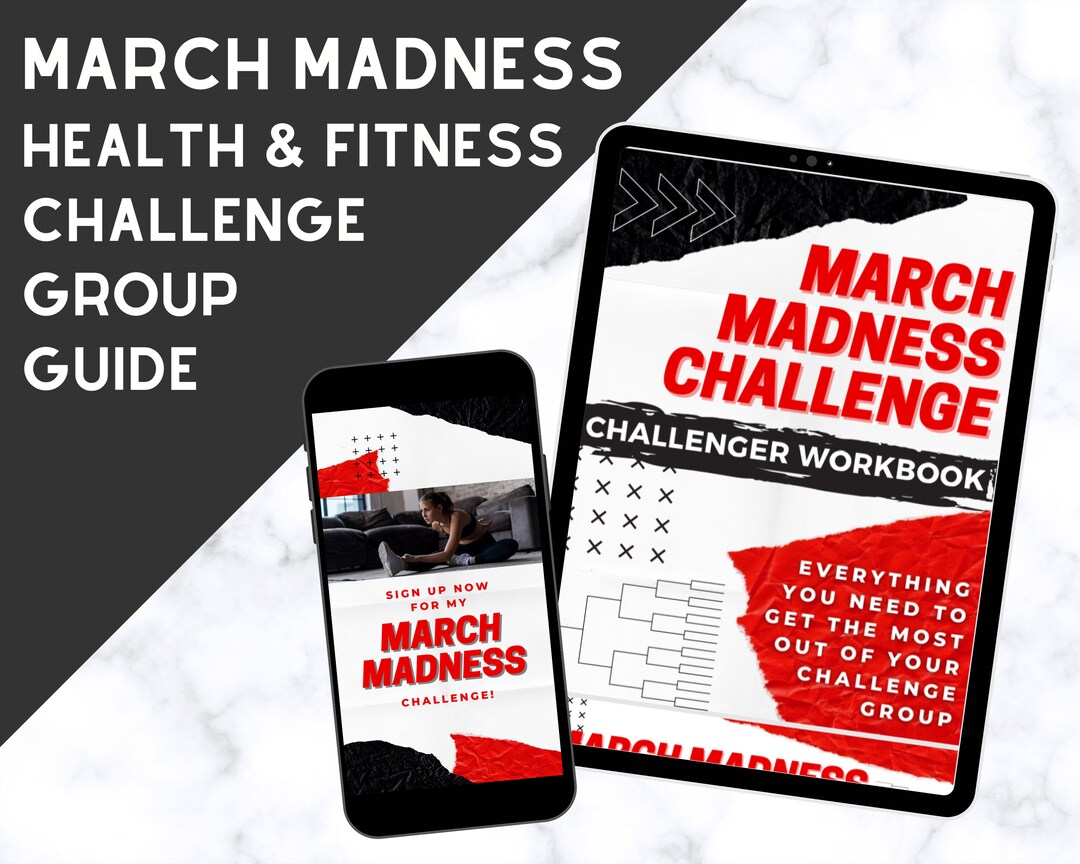 March Madness Challenge Group Bundle, Health and Fitness Challenge ...