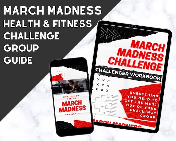 March Madness Challenge Group Bundle Health and Fitness | Etsy
