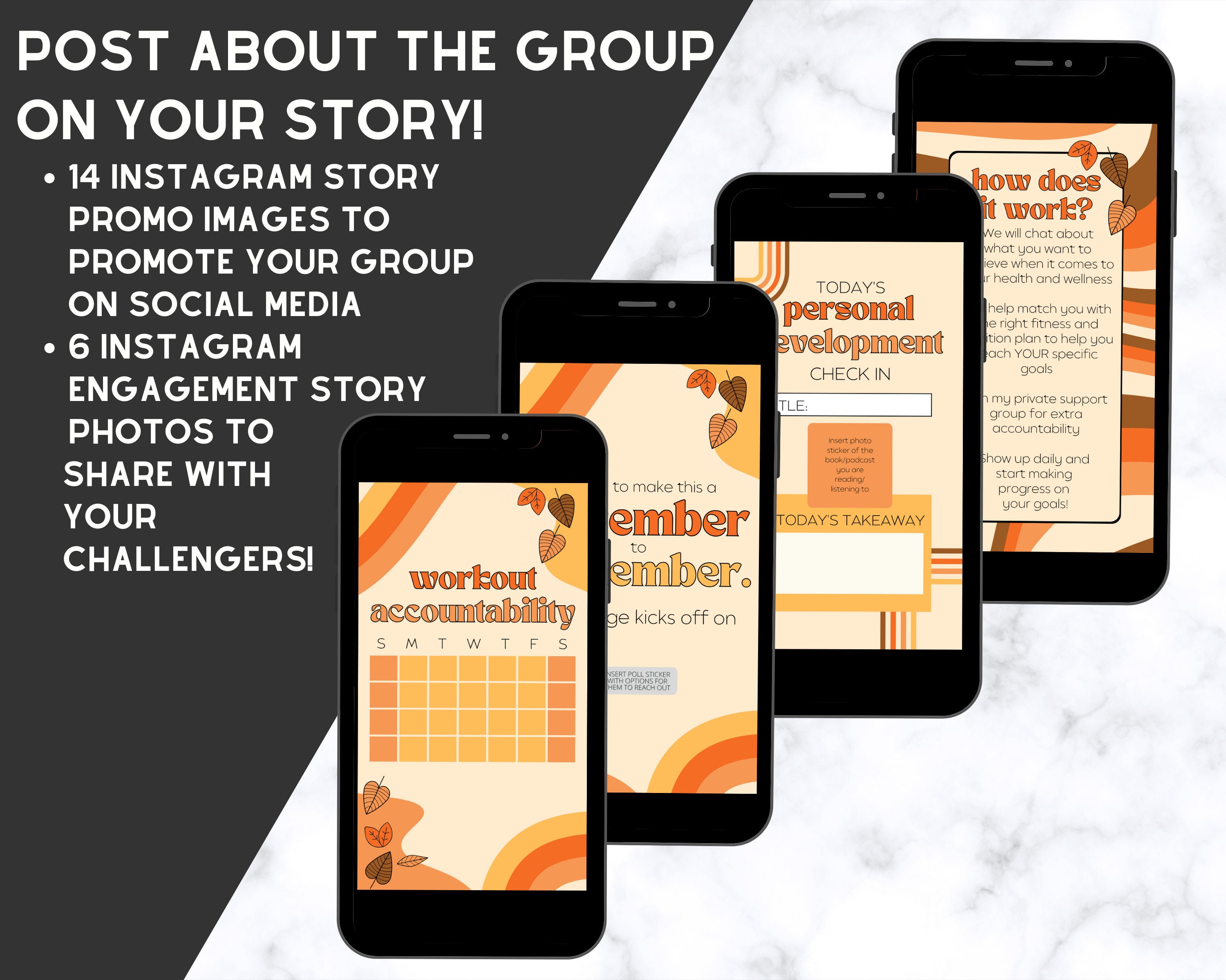 November Health & Fitness Challenge Group Guide, Done for You Challenge ...