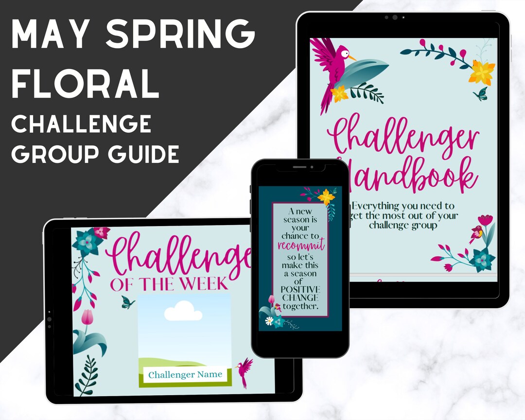 May Spring Floral Challenge Group Guide, Spring Health and Fitness ...