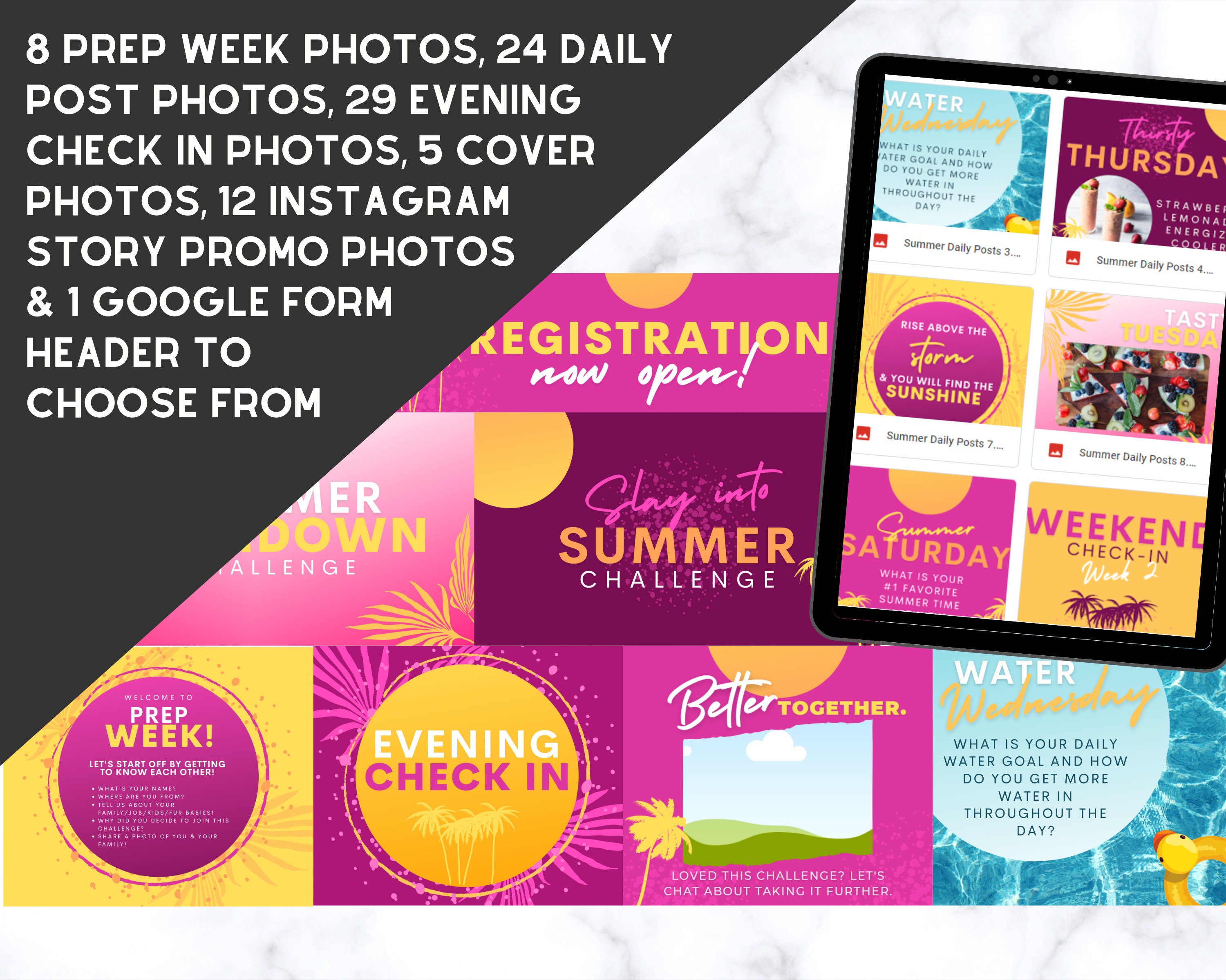 Summer Slay Health & Fitness Challenge Group Bundle for Coaches ...