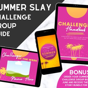 Summer Slay Health & Fitness Challenge Group Bundle for | Etsy