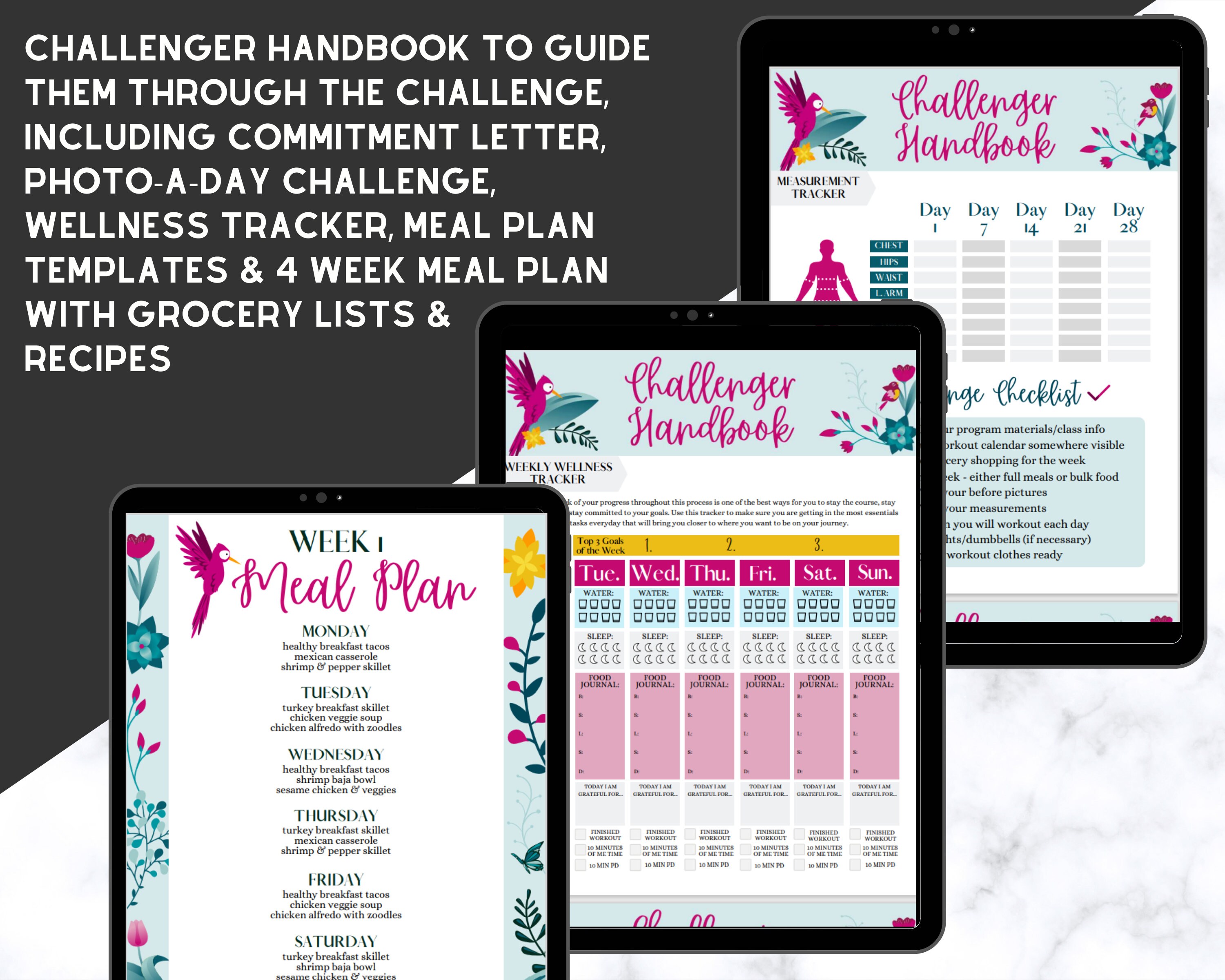 May Spring Floral Challenge Group Guide, Spring Health and Fitness ...