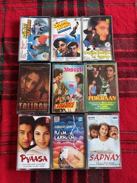 Bollywood/india Cassette Tapes Bin#6 - Etsy