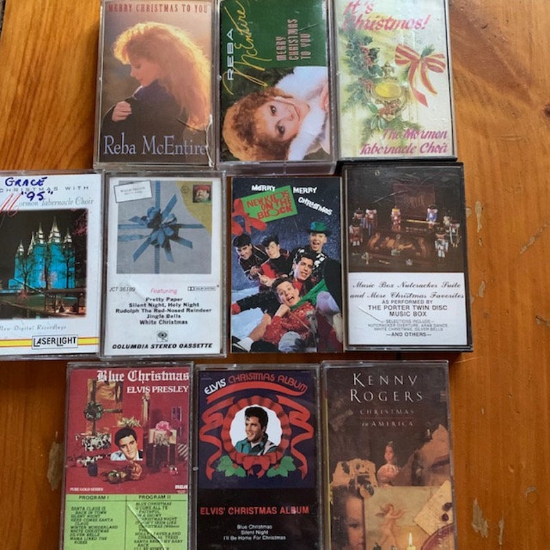 Vintage Christmas Cassette Tapes - Etsy