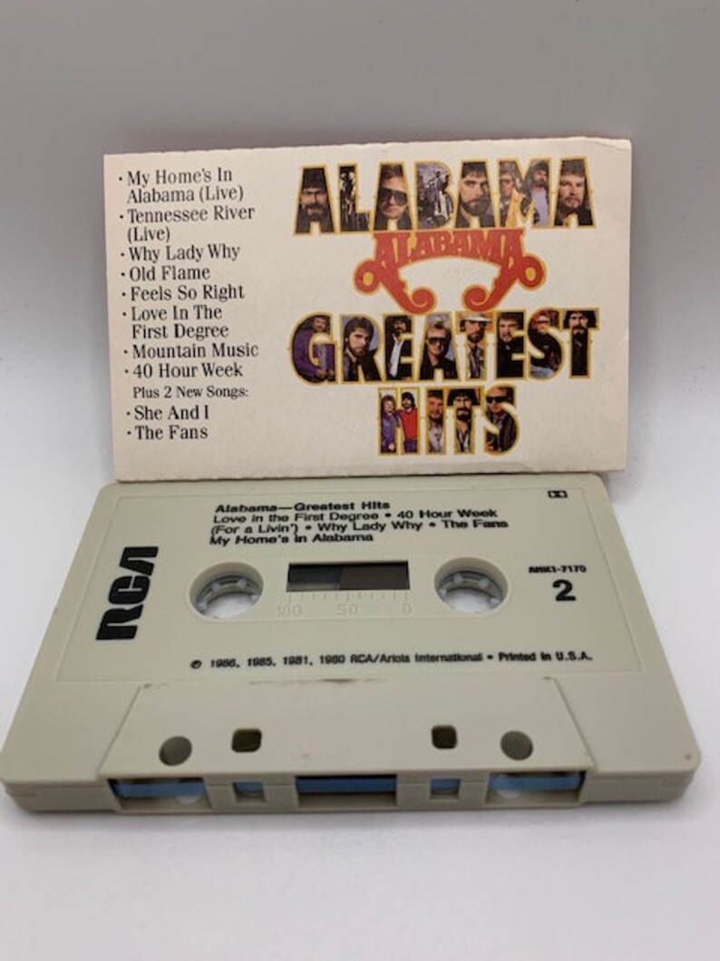 Alabama--greatest Hits Cassette Tape - Etsy