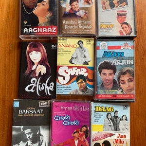 Bollywood/india Cassette Tapes - Etsy