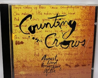 Counting Crows August and Everything After CD Music Album 1993 - Etsy