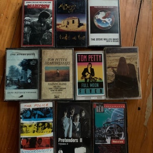 Vintage Classic Rock Cassettes - Etsy