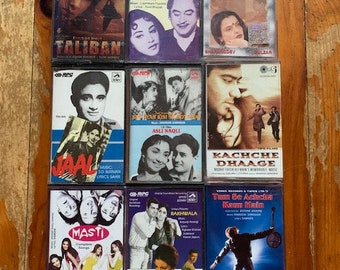 Bollywood/india Cassette Tapes Bin4 - Etsy