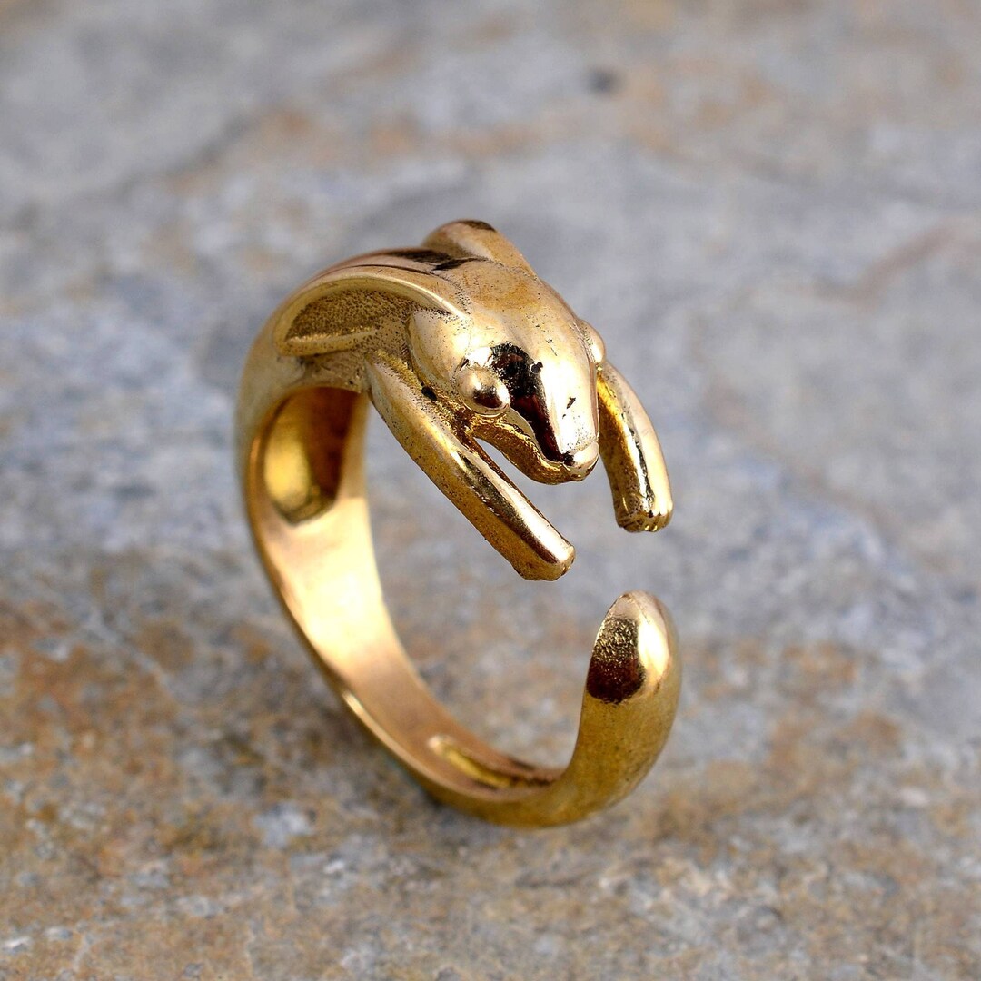 Bunny Ring,animal Jewelry,pinky Finger Ring,dainty Ring,women Ring ...